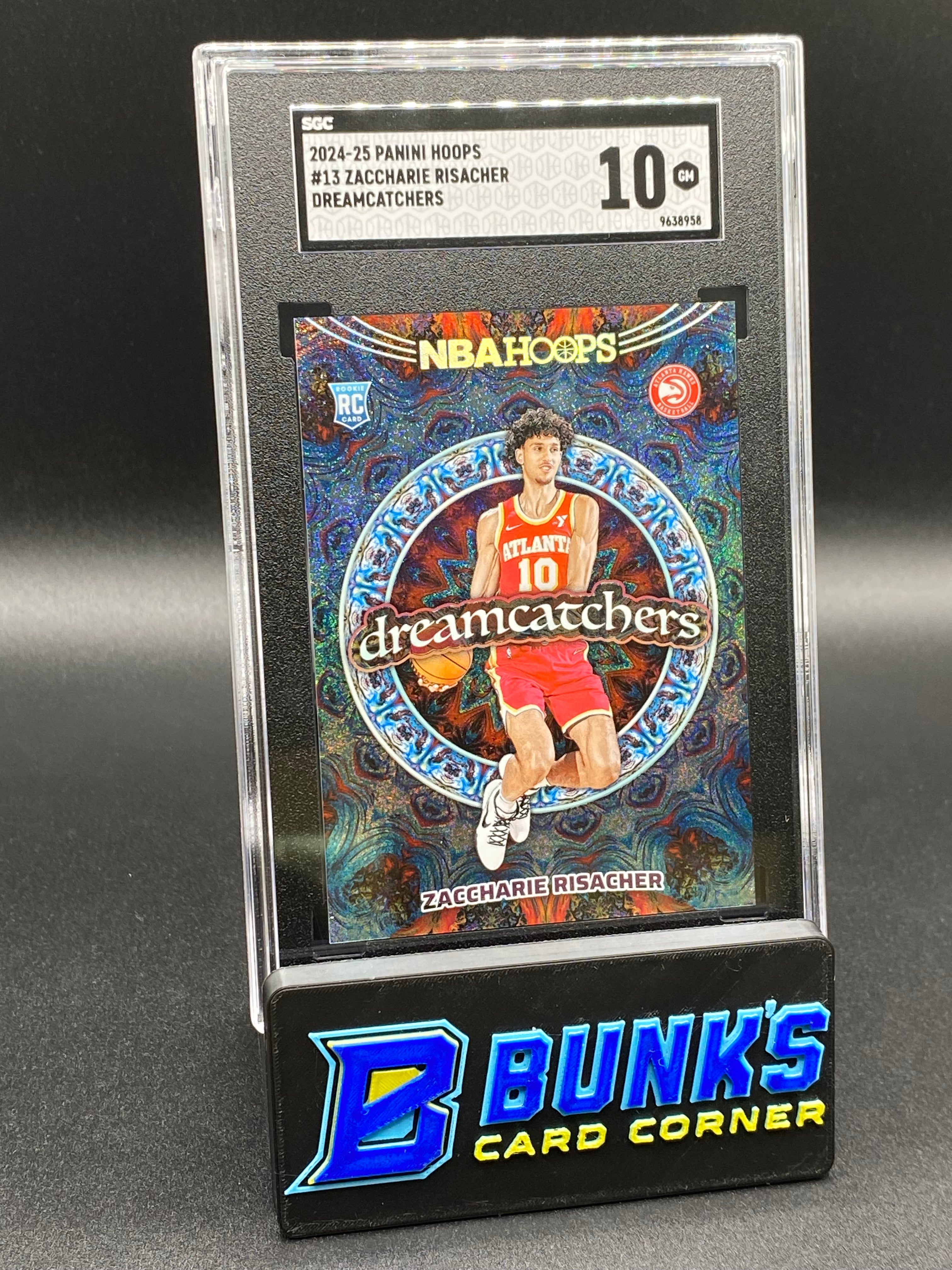 2024-25 Zaccharie Risacher Dreamcatchers RC Case Hit SGC 10 (Box B59) – Bunk's Card Corner