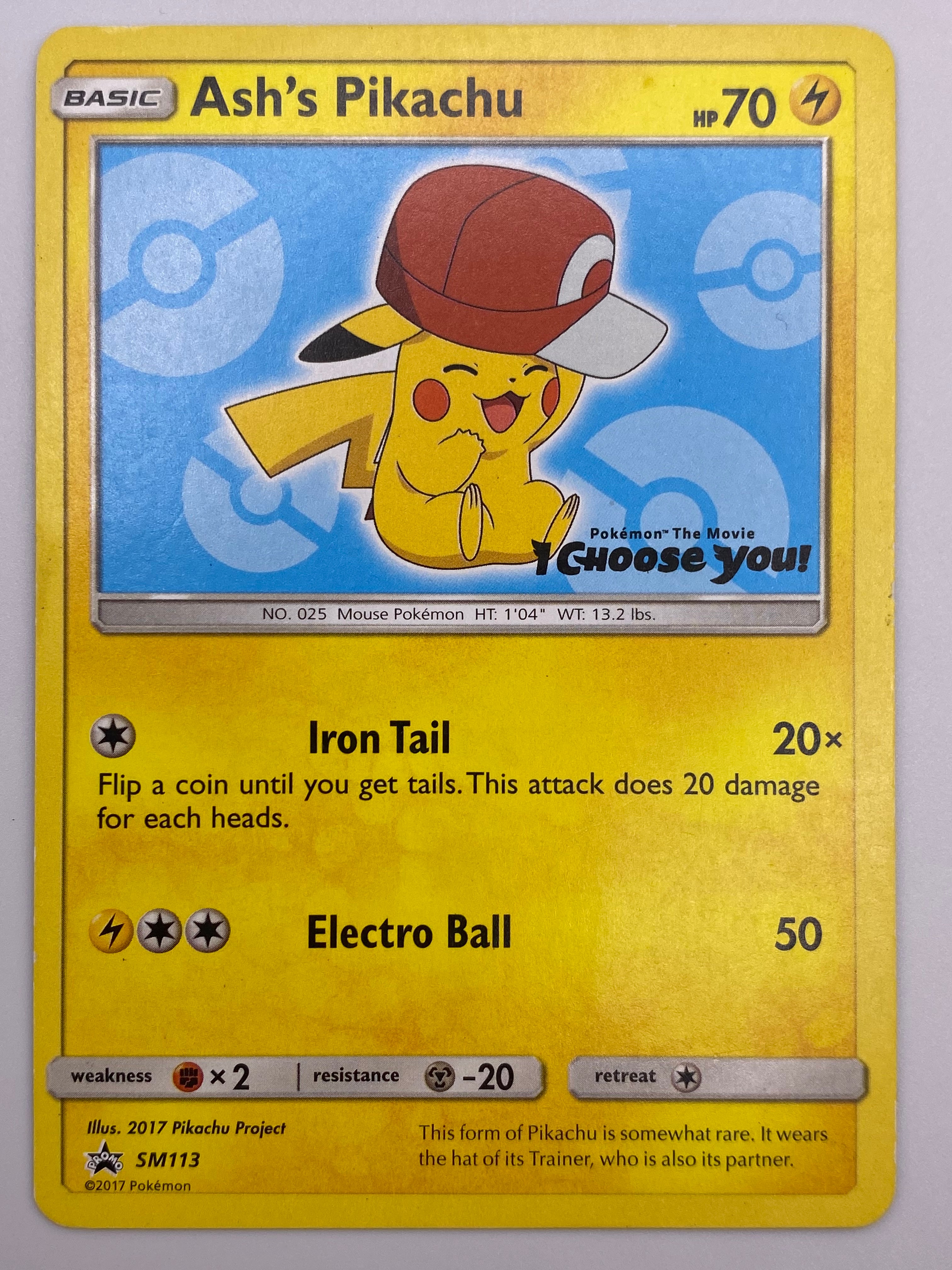 Ash's Pikachu Movie Promo LP – Bunk's Card Corner