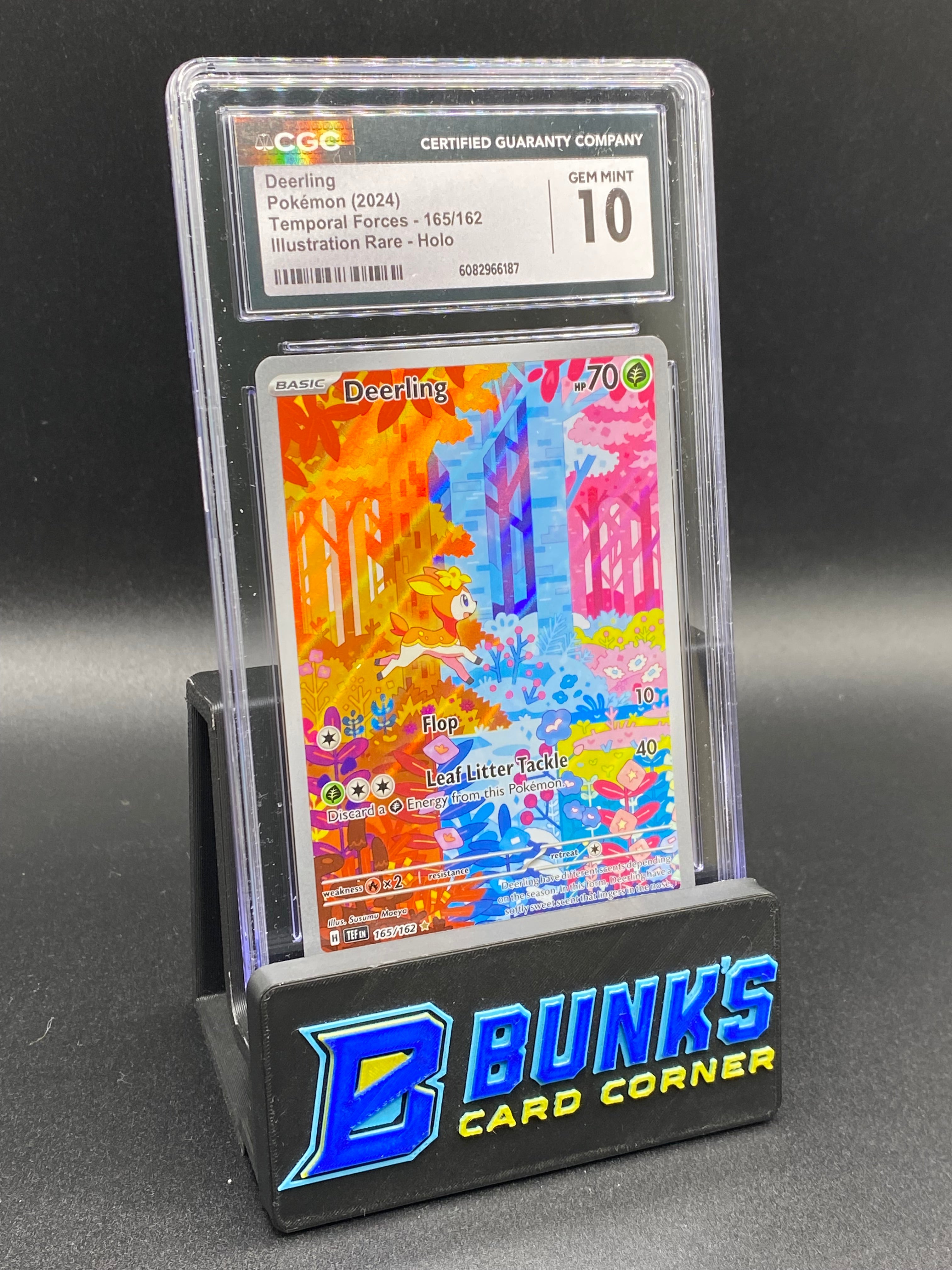 Deerling Illustration Rare Temporal Forces CGC 10 – Bunk's Card Corner