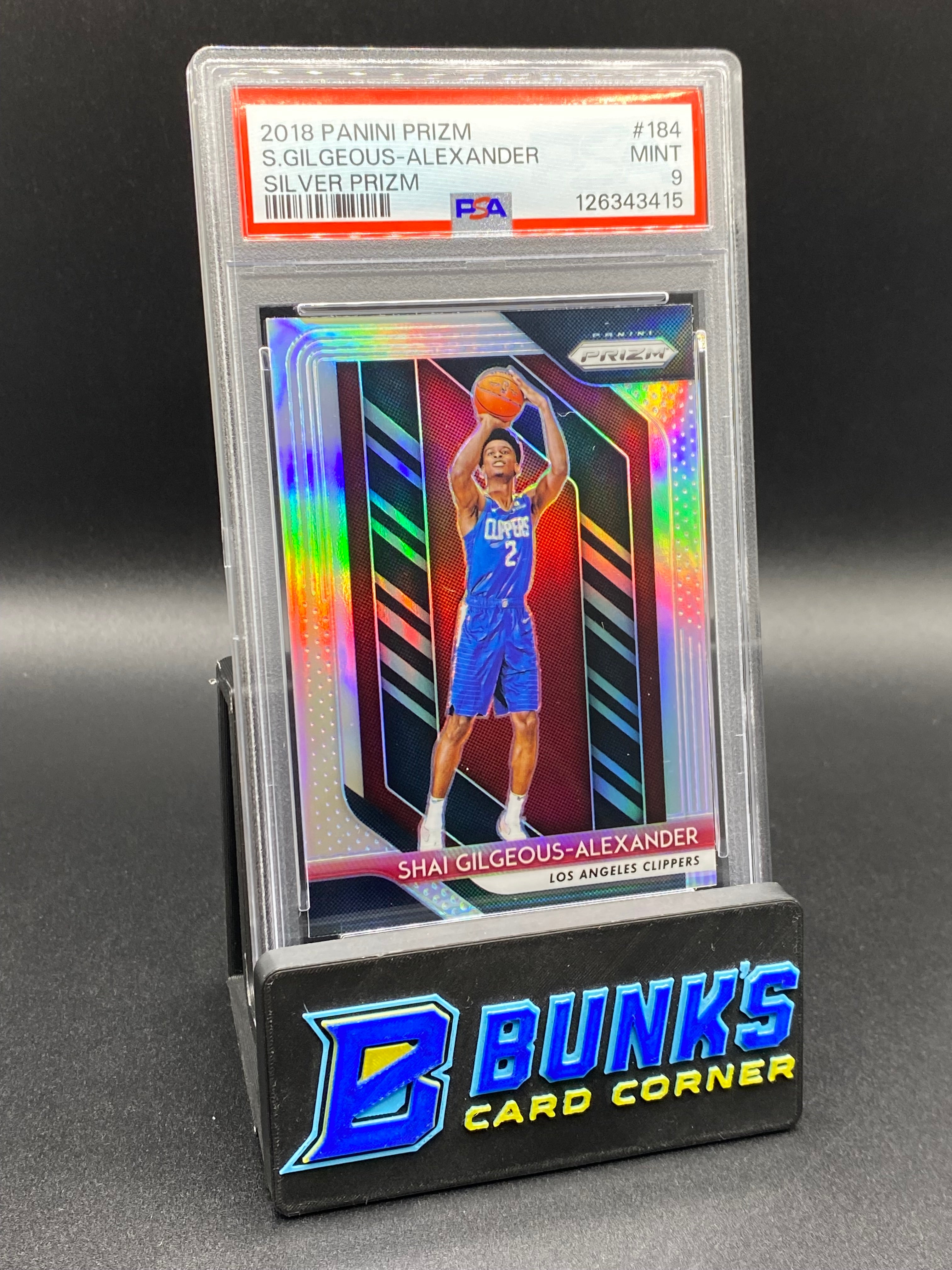 2018 Shai Gilgeous-Alexander Rc PSA 9 – Bunk's Card Corner