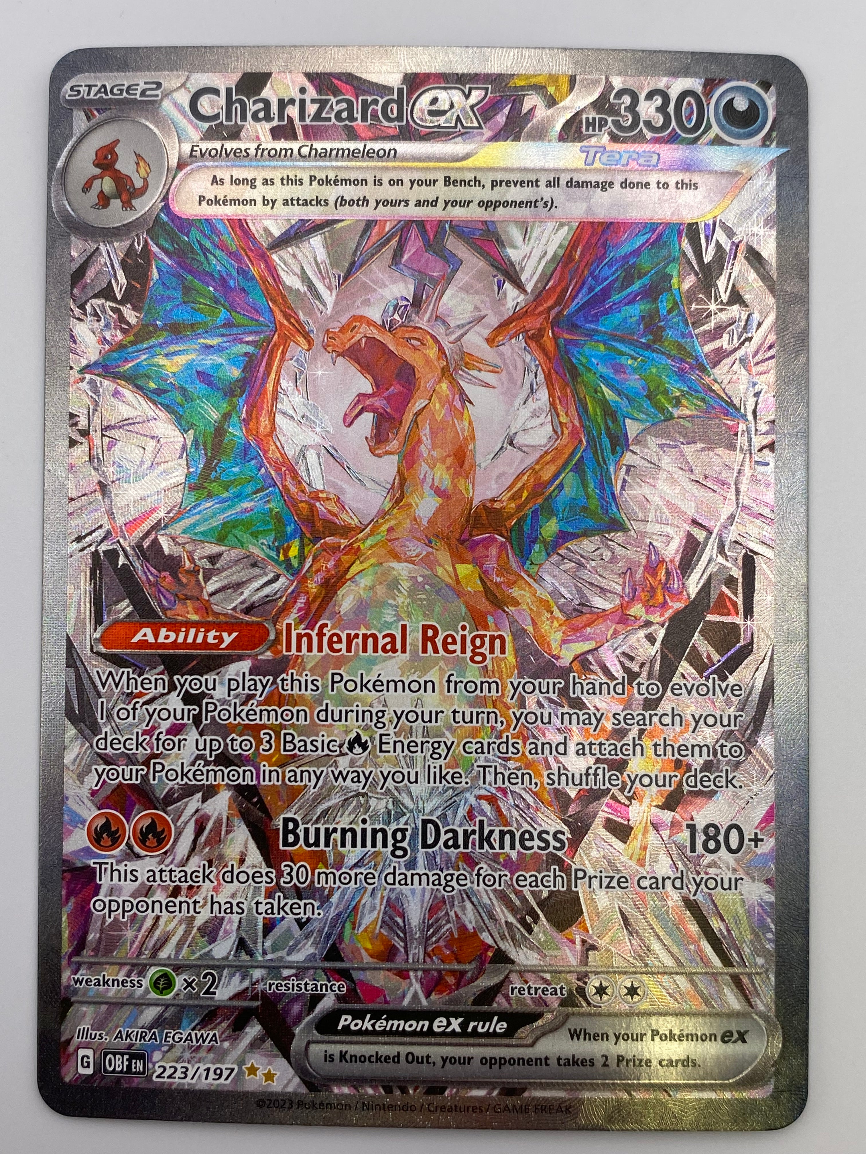 Charizard Ex SIR Obsidian Flames NM – Bunk's Card Corner