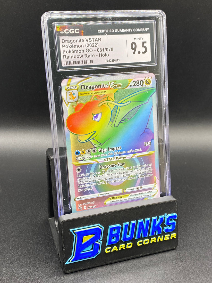 Dragonite Vstar Rainbow Rare Pokemon Go CGC 9.5 – Bunk's Card Corner