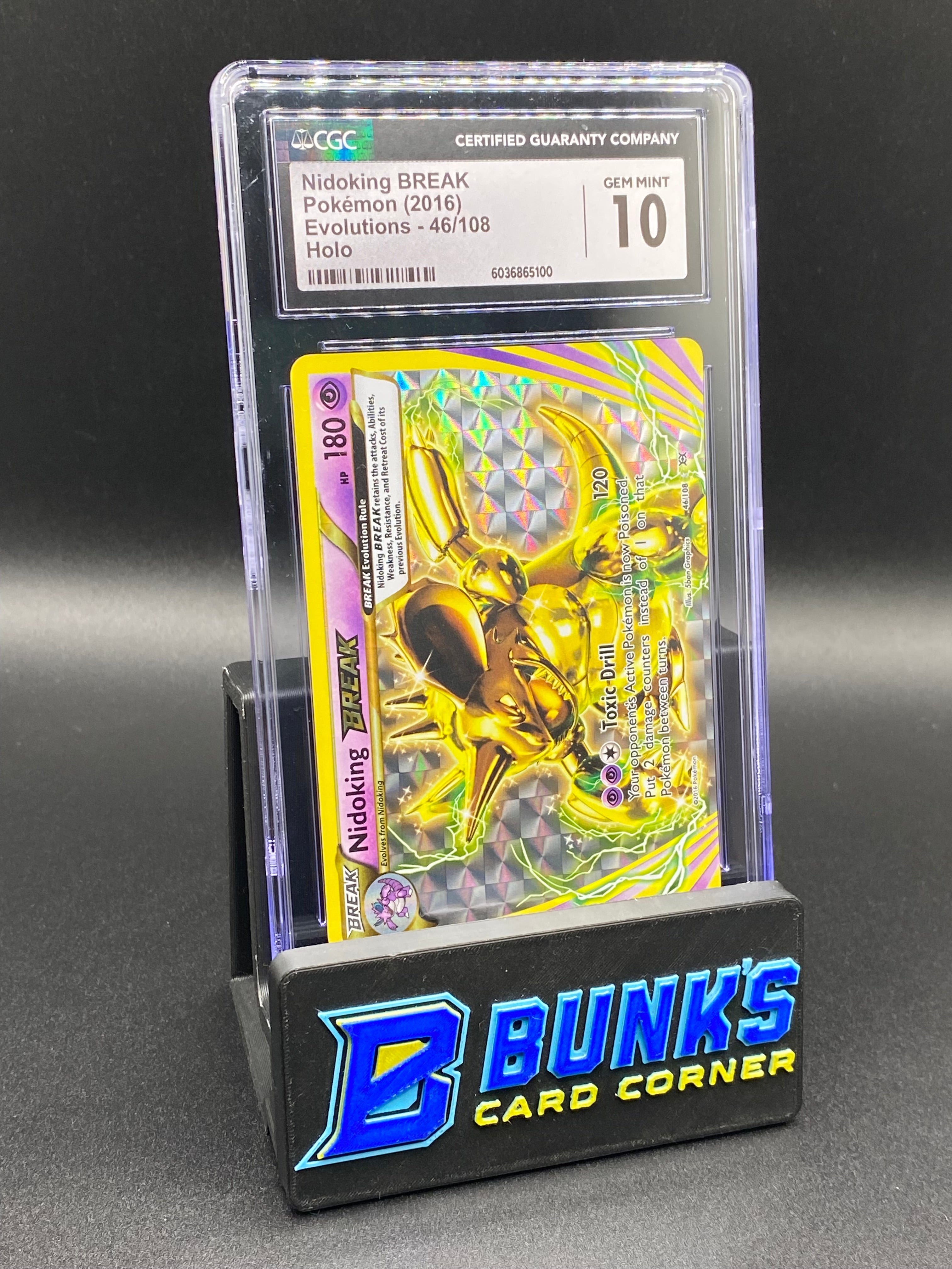 Nidoking Break Evolutions CGC 10 – Bunk's Card Corner
