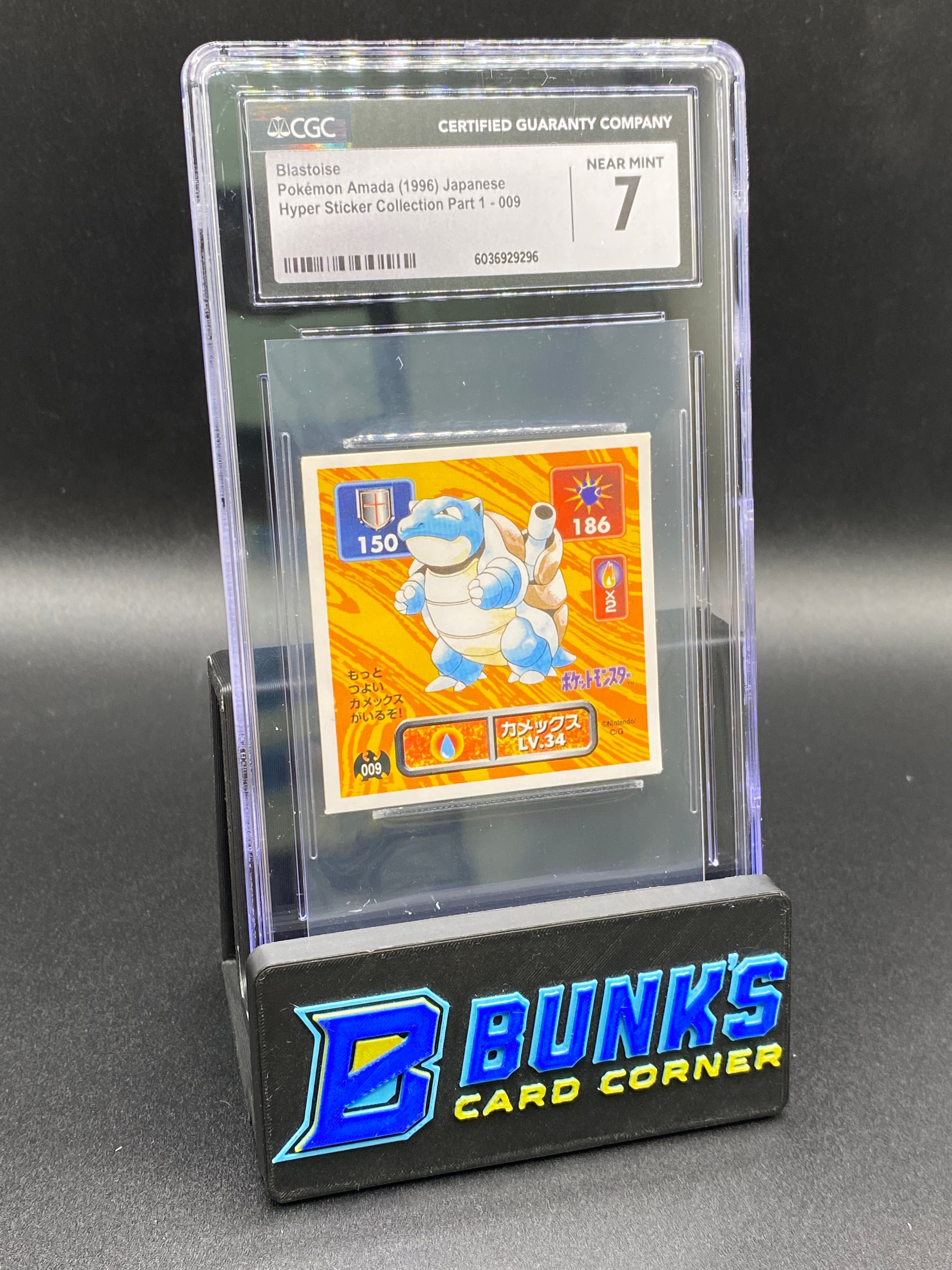 Blastoise Sticker Collection CGC 7 JAPANESE – Bunk's Card Corner
