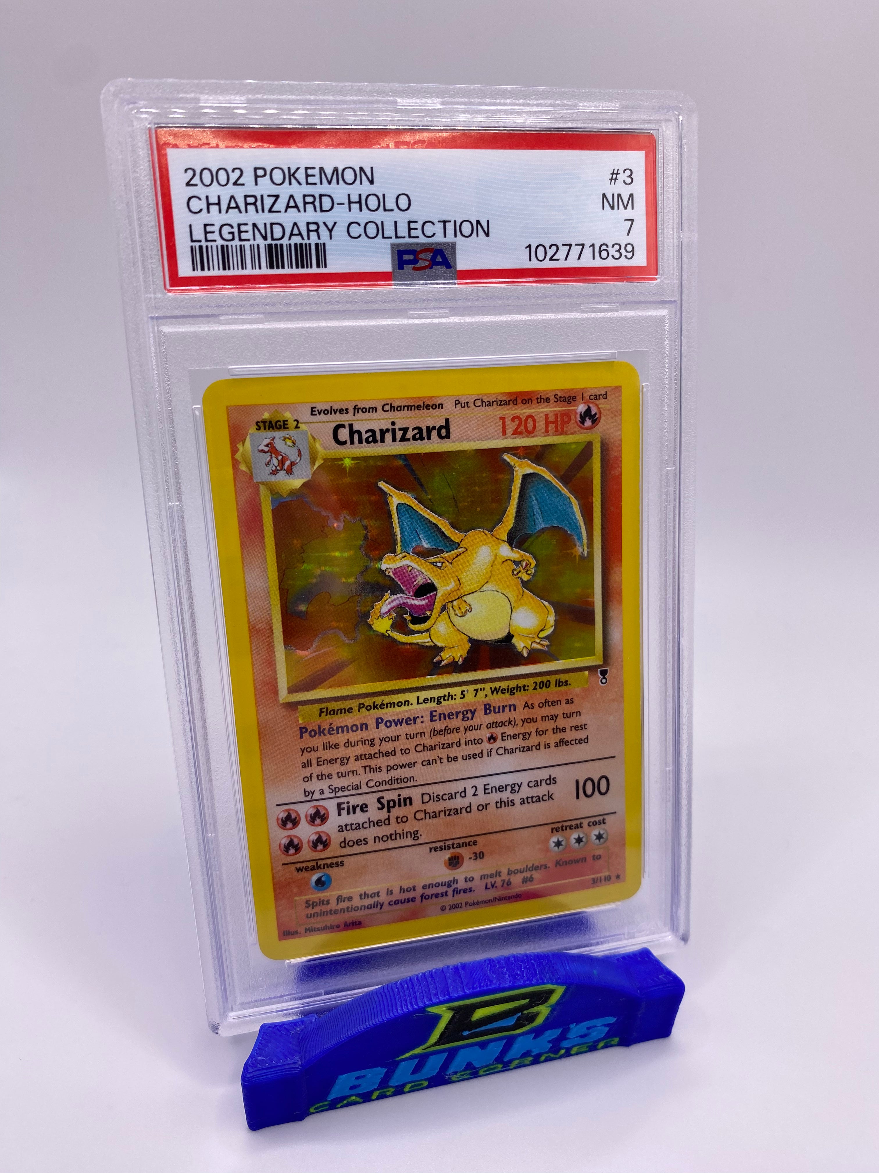 PSA 7 Charizard Legendary Collection Holo – Bunk's Card Corner