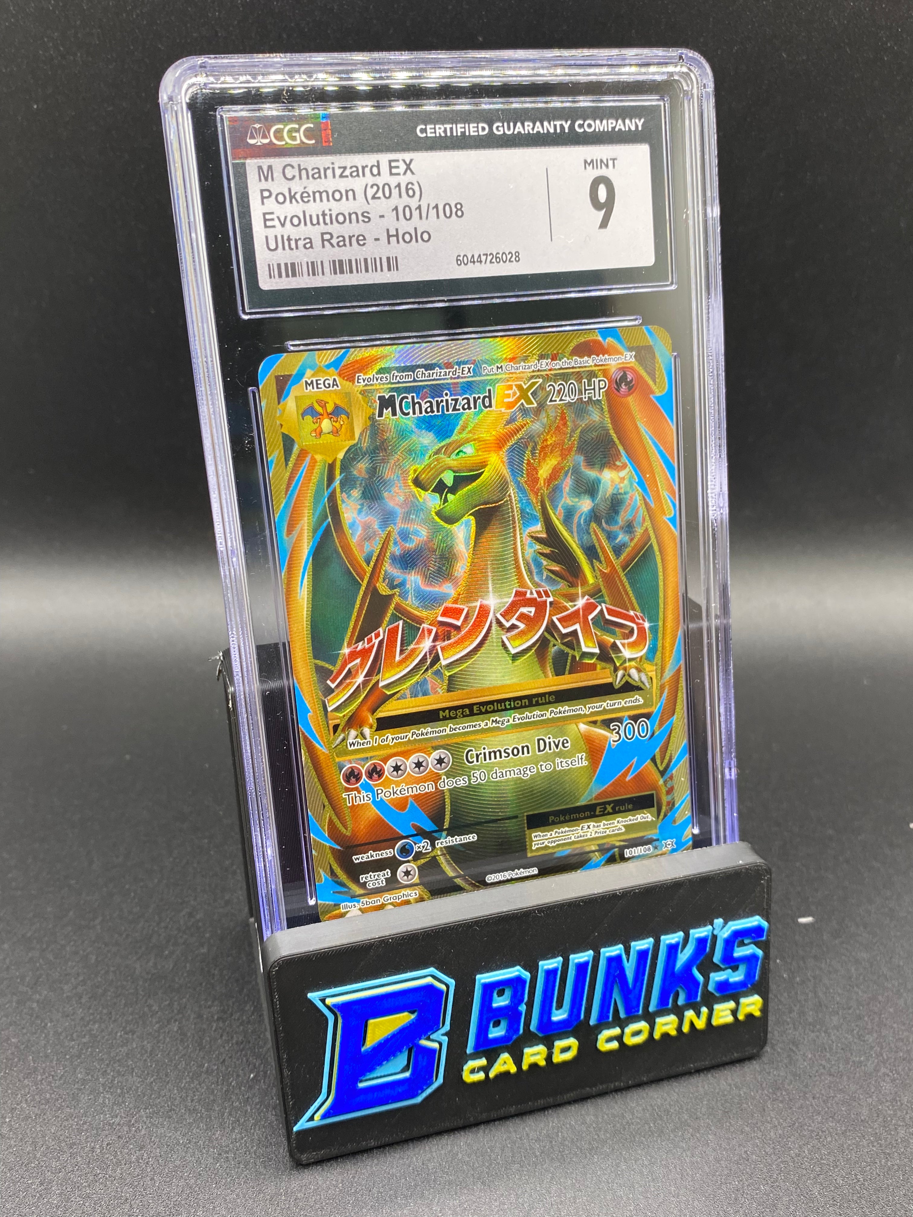 CGC 9 Mega Charizard ex Ultra Rare Evolutions – Bunk's Card Corner