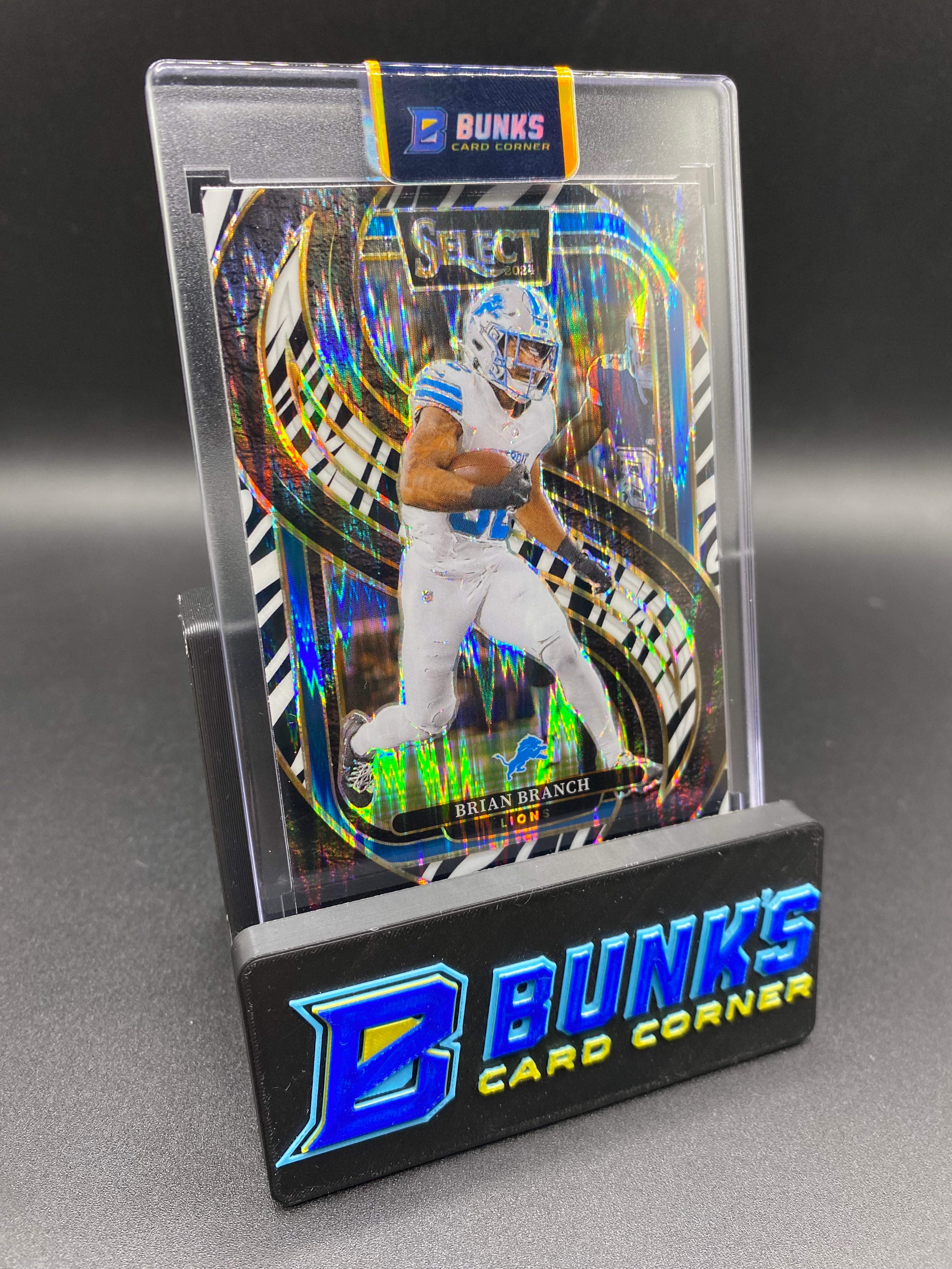 2024 Brian Branch Zebra – Bunk's Card Corner